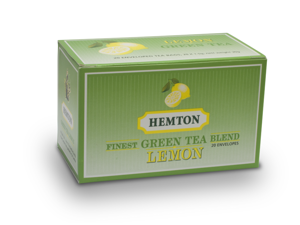 Hemton Green Tea with Lemon (Pack of 20 envelopes)